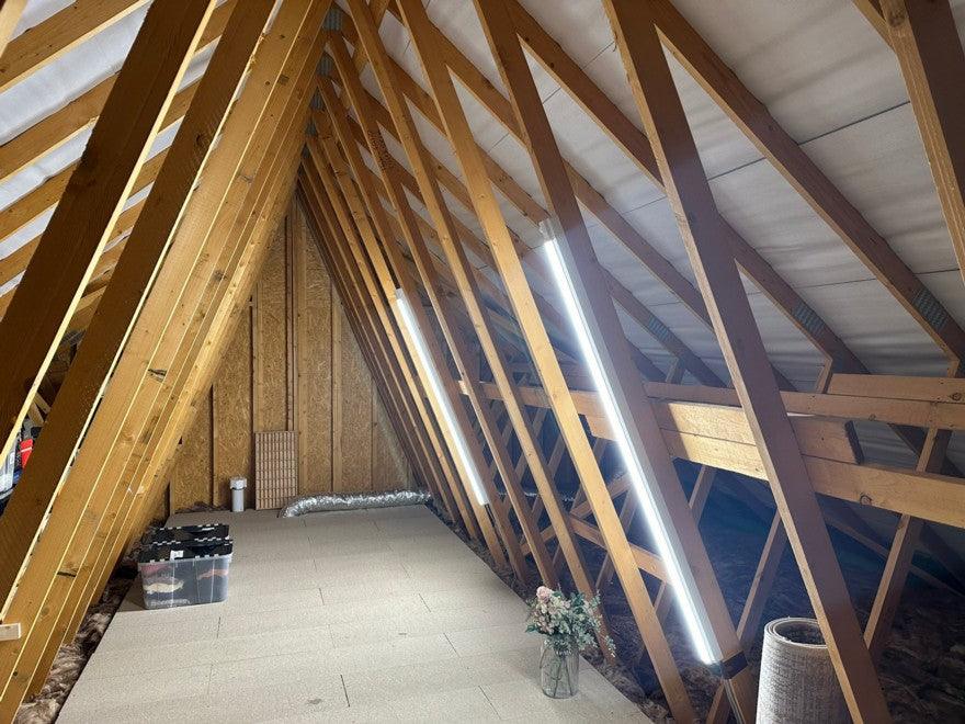 LED Lights illuminate Newly Boarded Loft - Access4lofts – Ledison Lighting